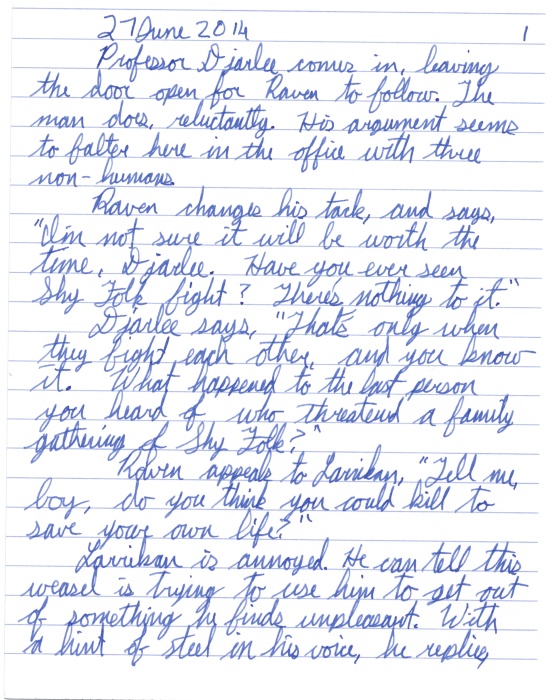 Handwritten « Laufeyjarson writes…