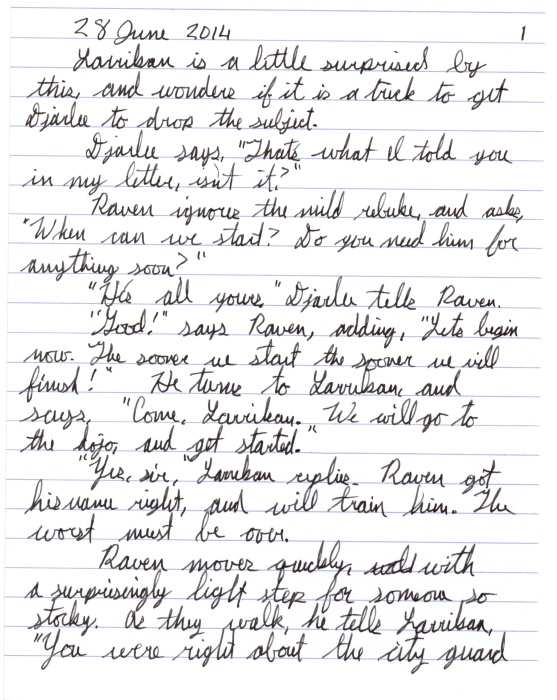 Handwritten « Laufeyjarson writes…